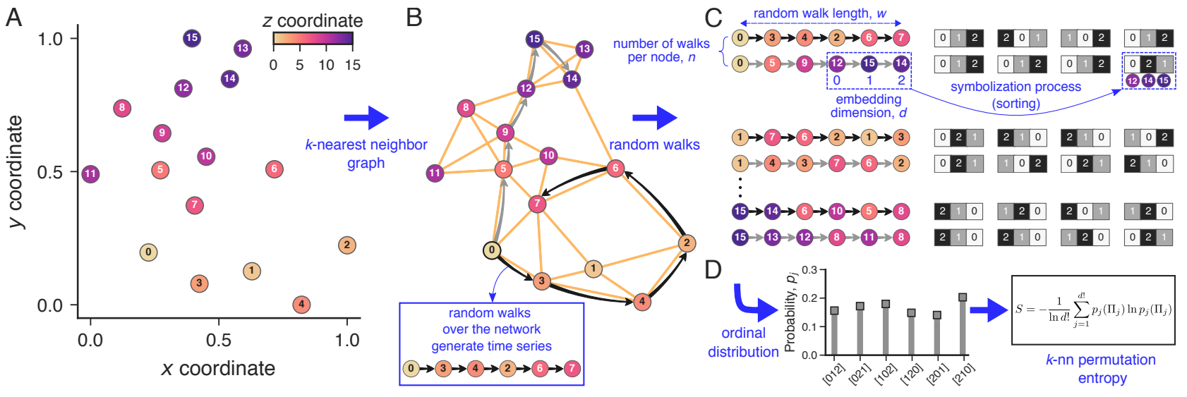 Characterizing unstructured data with the nearest neighbor permutation entropy | Complex-Lab
