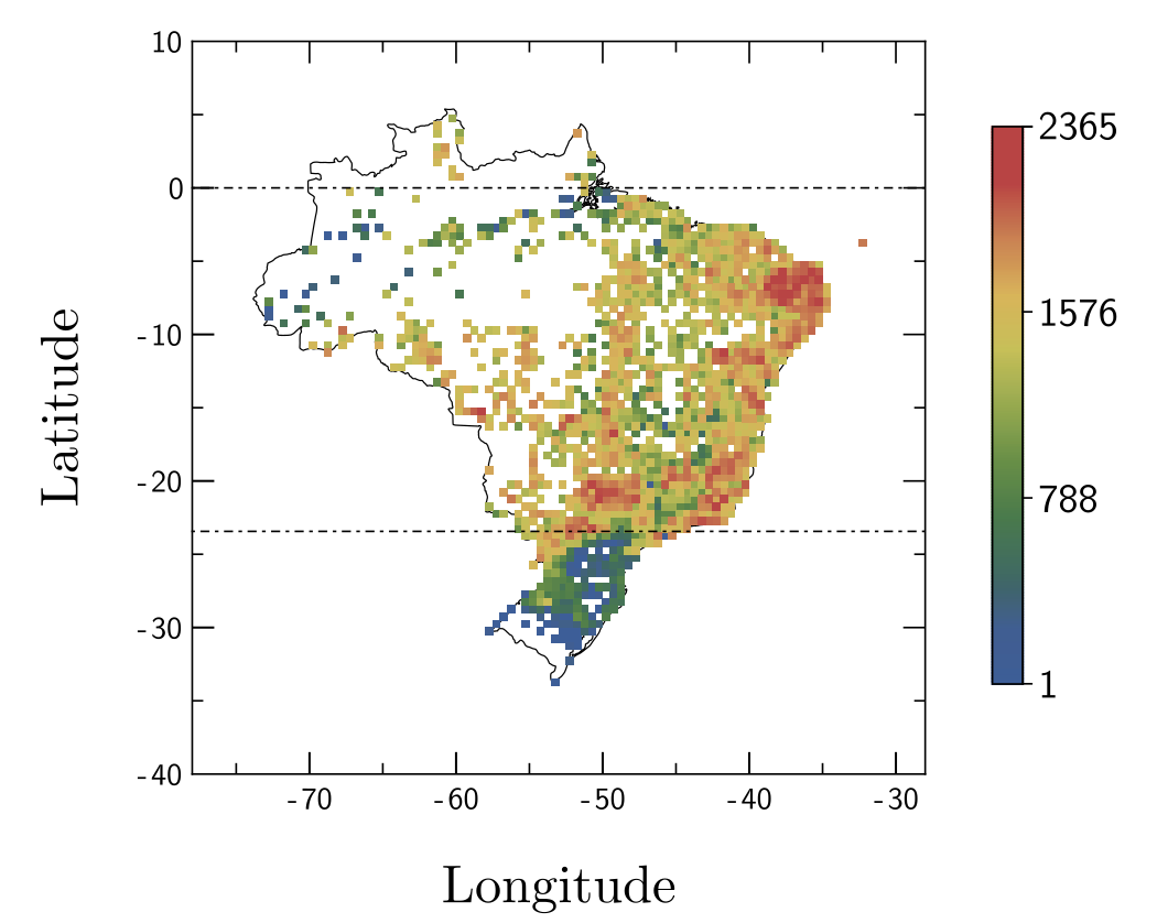 Spatial patterns of dengue cases in Brazil | Complex-Lab