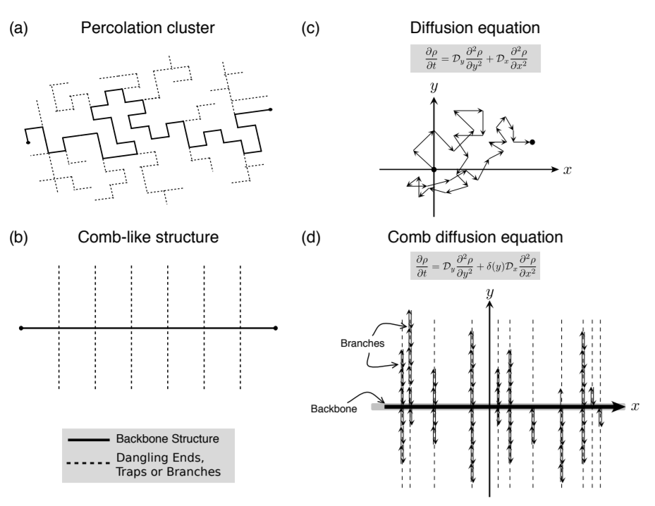 Quenched and Annealed Disorder Mechanisms in Comb-Models with ...
